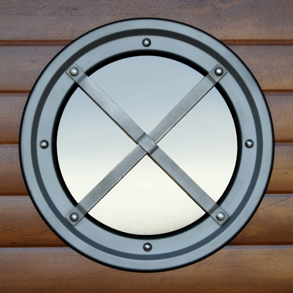 Railing to Metallic Porthole in stainless steel Type C Raised Colombo