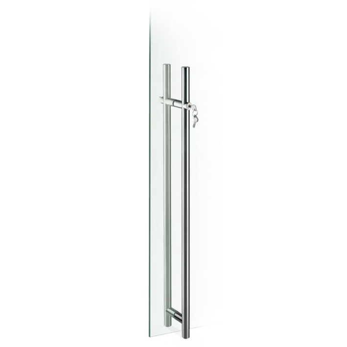 Stainless Steel pba 200C Pull Handles with Built-in Lock