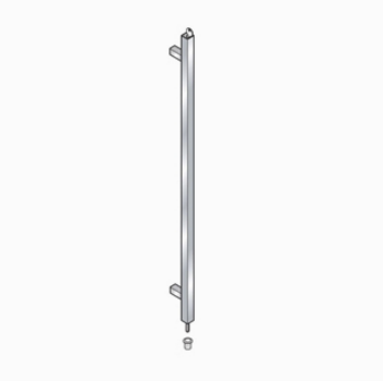 pba KLO.QV Pull Handle with Lock in Stainless Steel