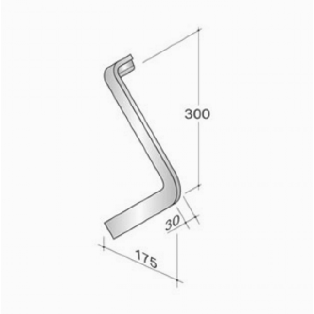 Buy your pba Pull handle in stainless steel with flat profile | Windowo ...