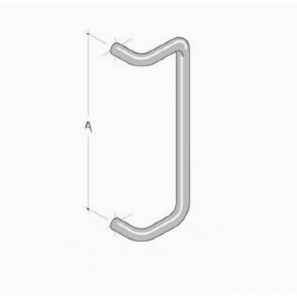 Italian Quality Pull Handles pba 259 in Stainless Steel | Windowo