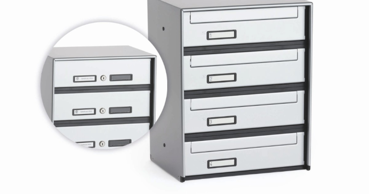 Modular Letterbox Unit for Exteriors - Silmec SC6