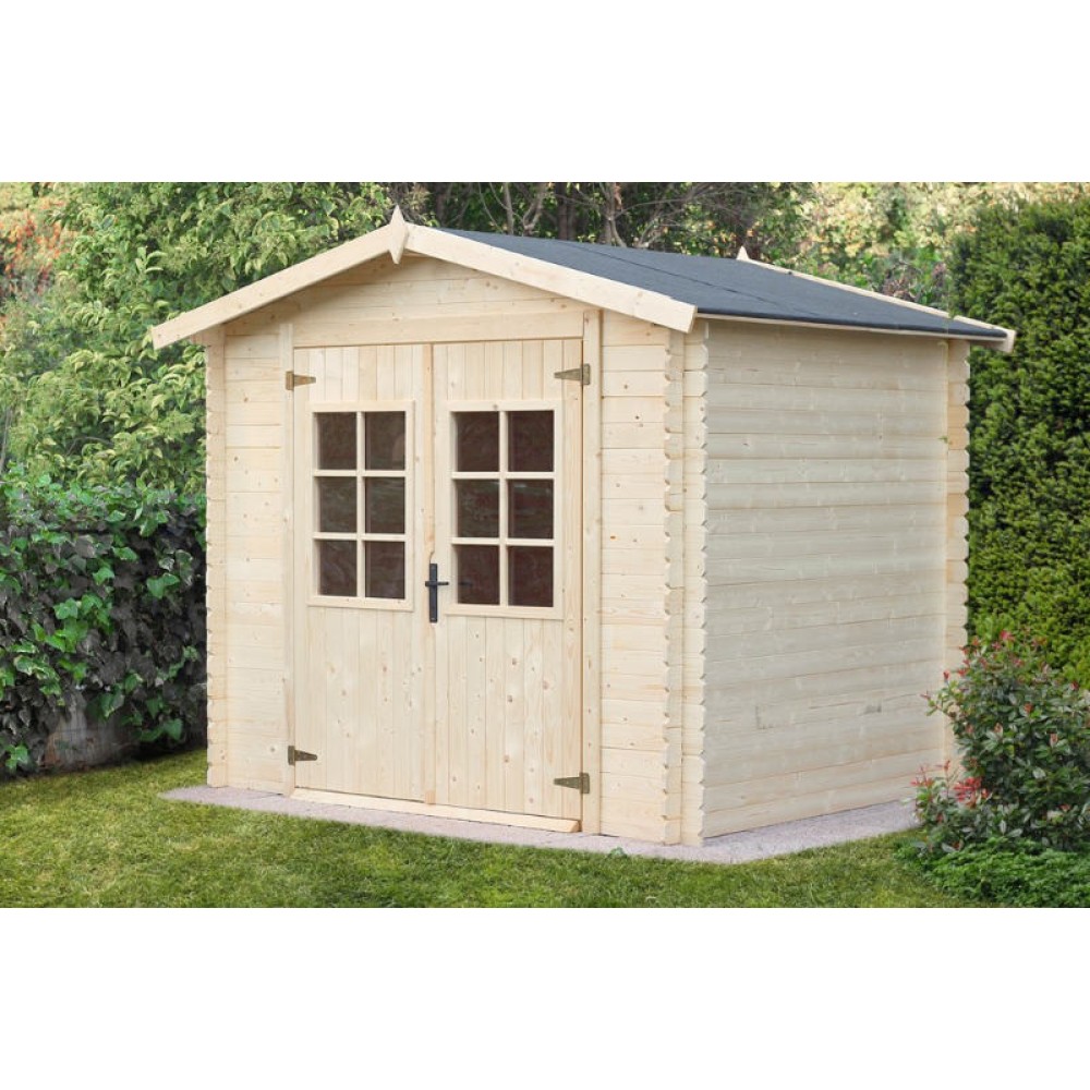 Outdoor Wooden House - 246x200 cm - Low Price