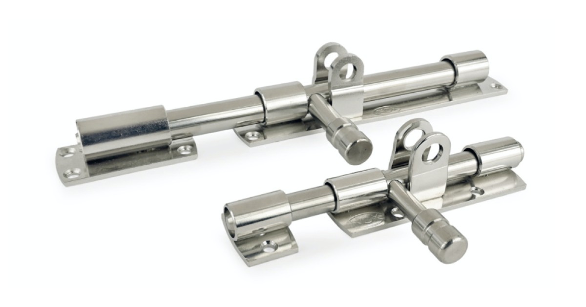Stainless Steel Horizontal Bolt with Keep