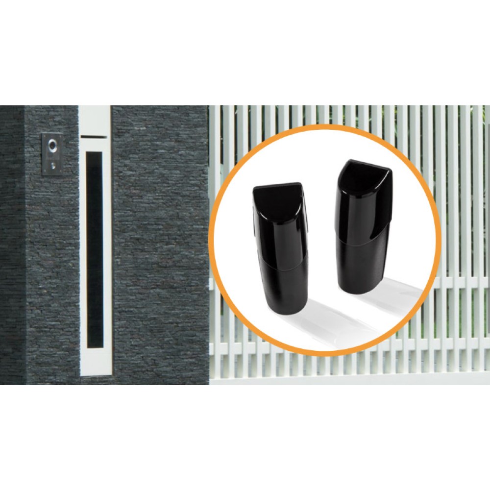 Wall-mounted photocells - with adjustable optics