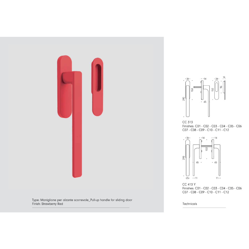 Sliding Door Handle COLOMBO DESIGN MOOD