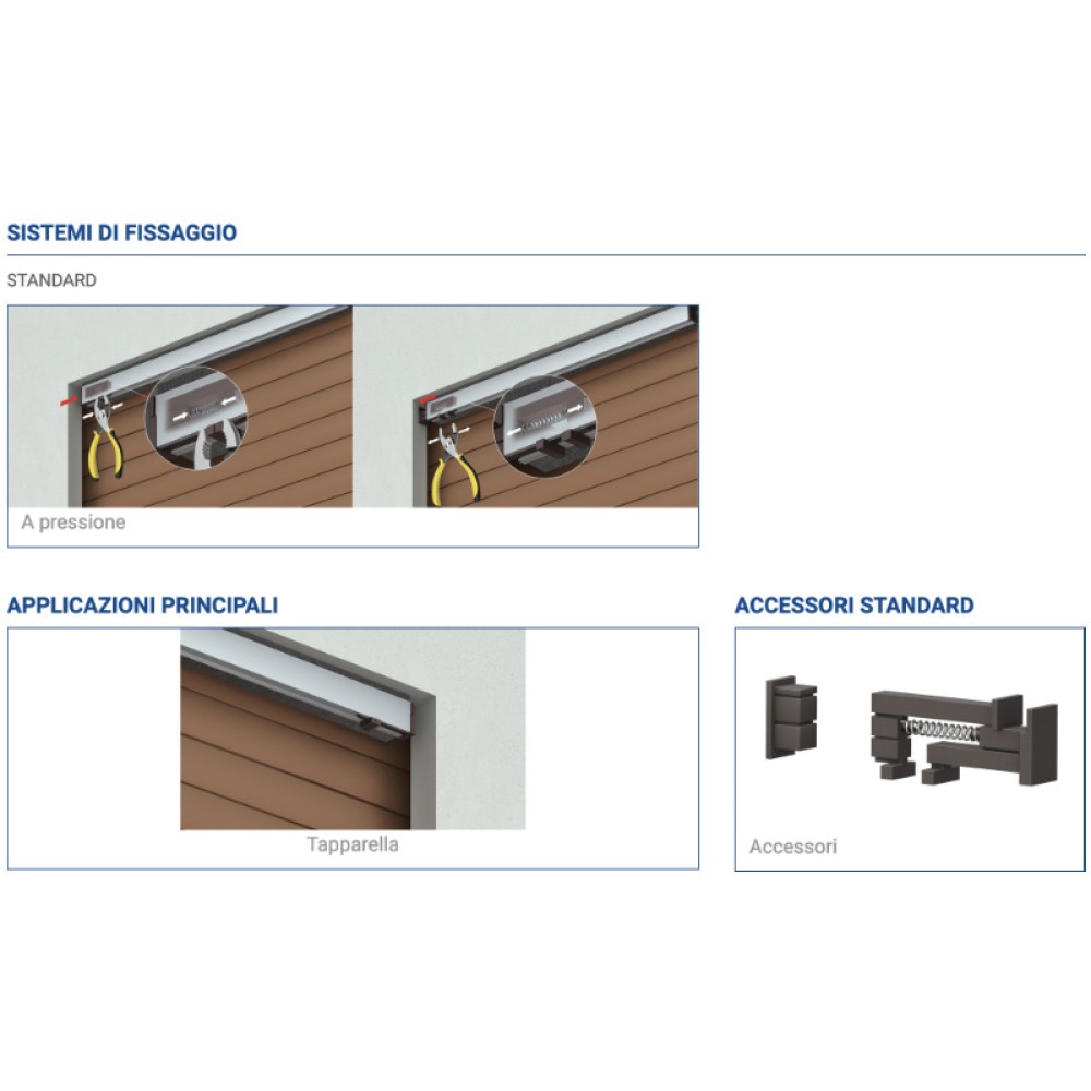Draft Excluder for Rolling Shutter - Comaglio 1151 Comax