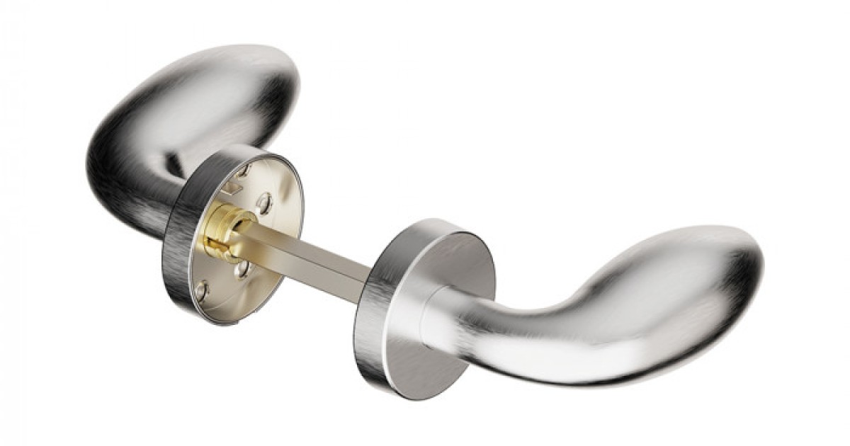 Stainless steel revolving door knobs - Ovale Reguitti