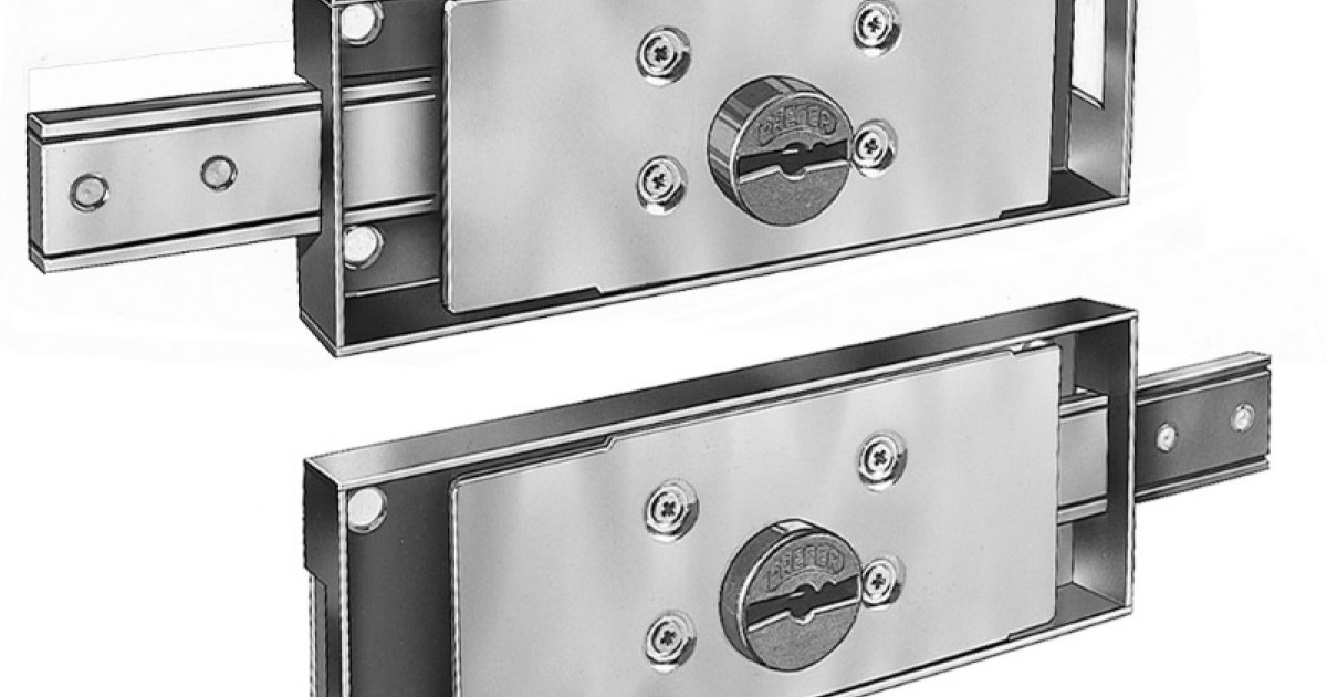 Set of Side Locks for Double Bit Rolling Shutters